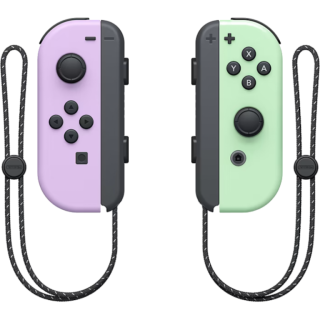 Joy Con Pair Pastel Purple Pastel Green