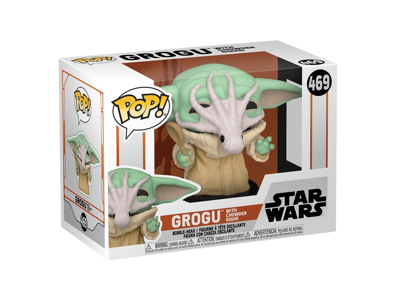 Купить Фигурка Funko POP! Bobble: Star Wars: Mandalorian: Grogu (with ...