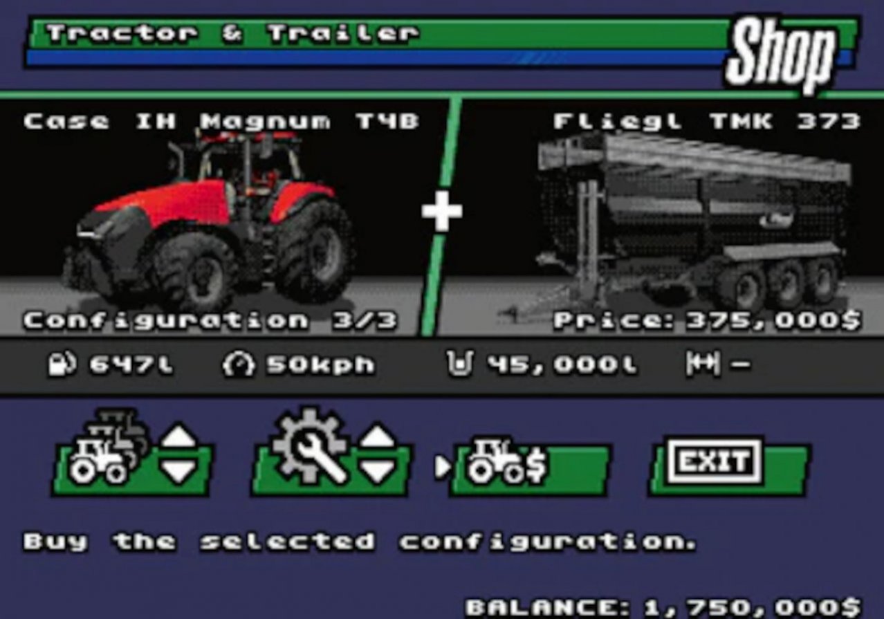 Farming Simulator 16-Bit купить Deluxe Edition на Retro | GAMEBUY