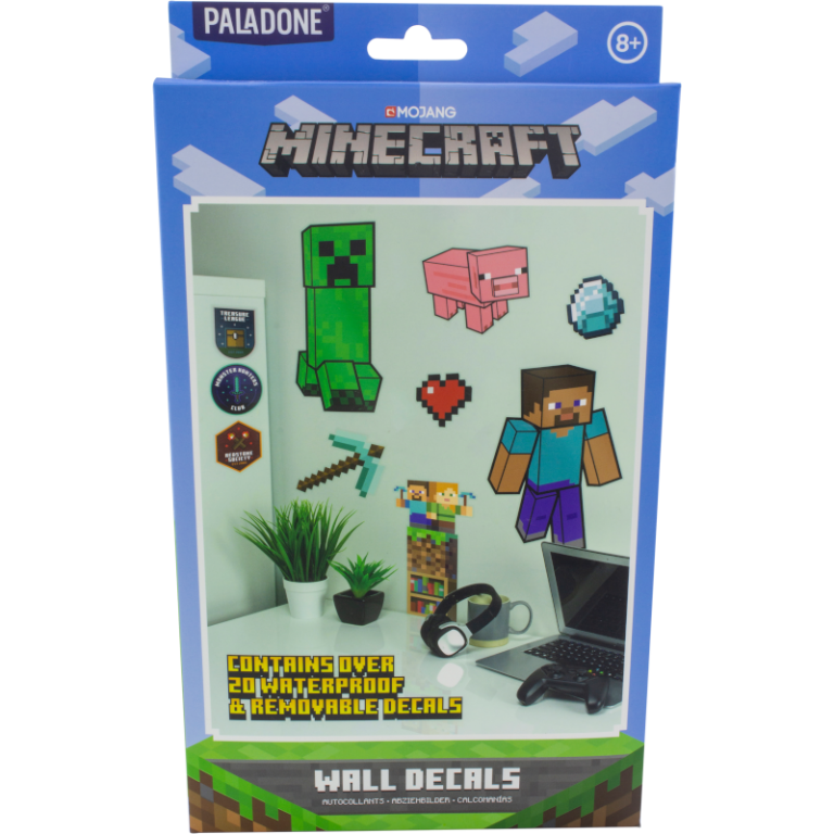 Купить Наклейки Paladone: Minecraft Wall Decals | GAMEBUY